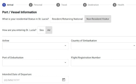 St. Lucia Introduces Online ED Form for Air Travelers - Caribbean Today